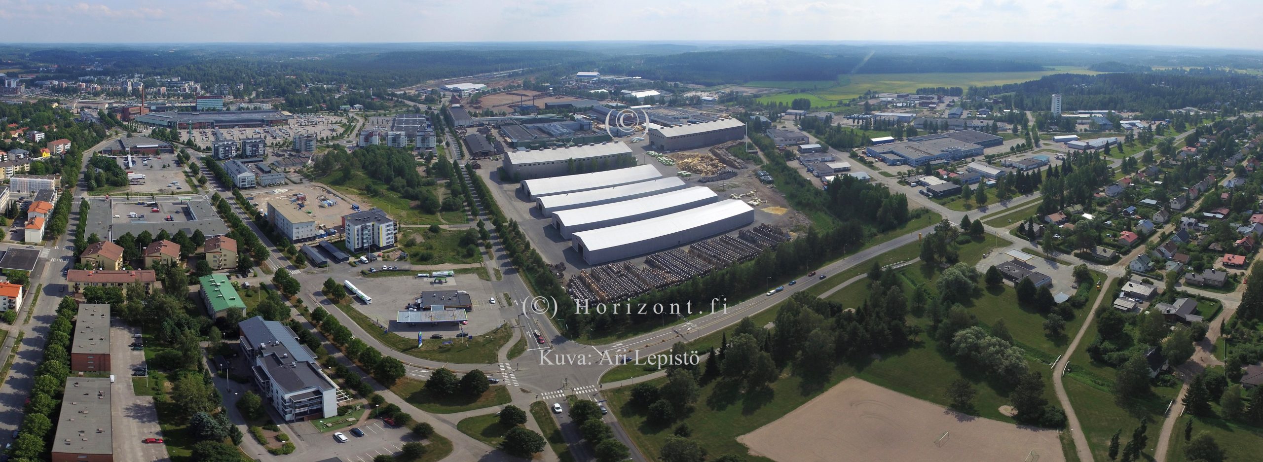 VERSOWOOD, kuva nro 1 – Riihimäki, 7/2018 - HORIZONT – Ilmakuvaus